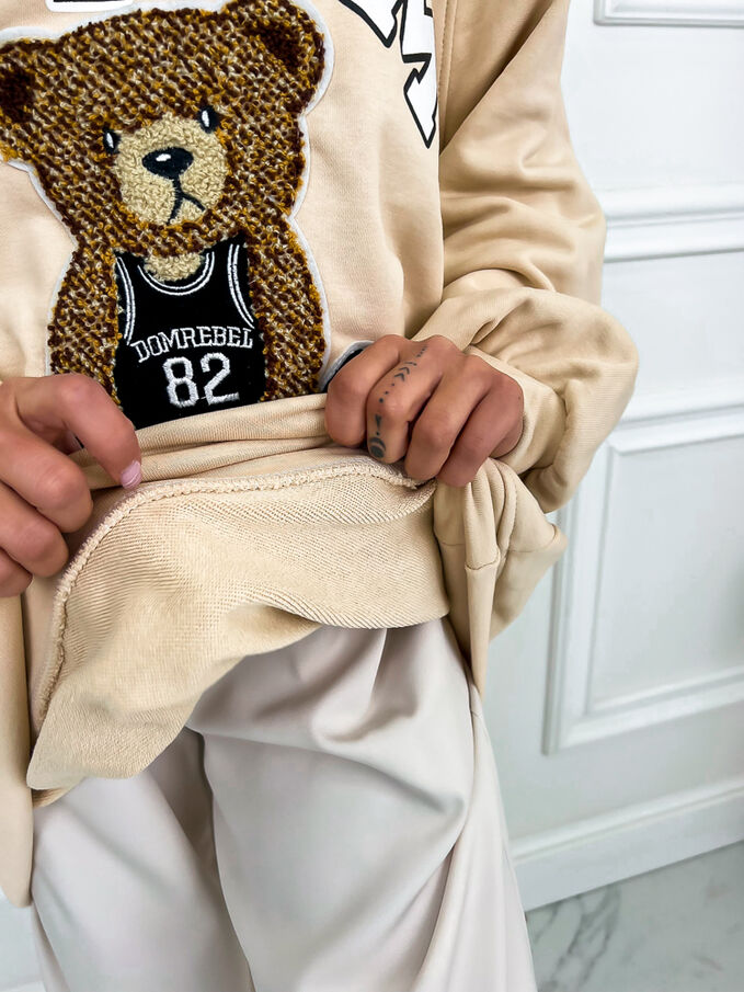 Mackós oversized pulóver OLEVIA | Starstyle.hu