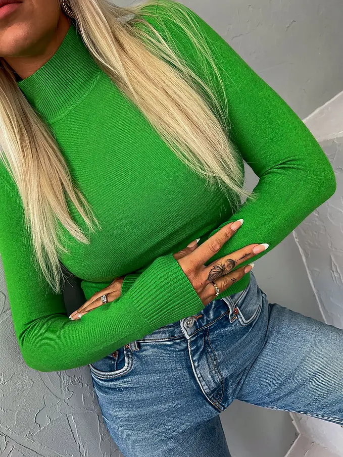 Almazöld garbó MALYNA | Starstyle.hu