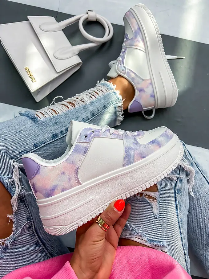 Színes platformos sportcipő NOELLA | Starstyle.hu